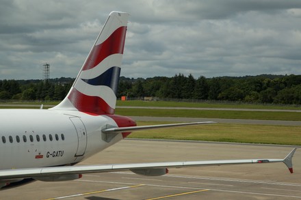 Tail Wing British Airways Aircraft Waiting Editorial Stock Photo ...