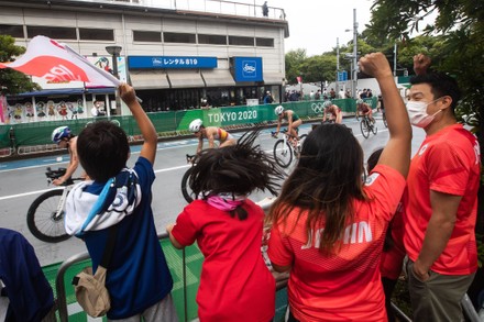 Spectators Watching Athletes Racing Editorial Stock Photo - Stock Image ...