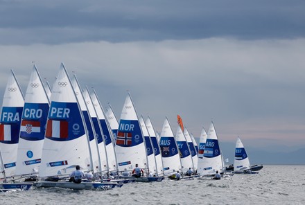 Sailors Compete Mens Laser Class Discipline Editorial Stock Photo ...