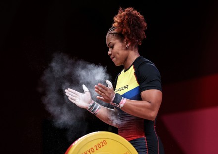 Xhtp Japan Tokyo Oly Weightlifting Women's 64kg - 27 Jul 2021 Stock ...
