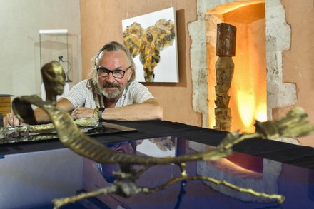 Hans Bouman Dutch Painter Sculptor Confirms Editorial Stock Photo ...