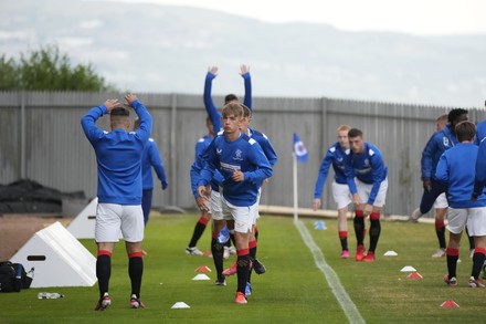 Referee Ross Hardie Shows Yellow Card Editorial Stock Photo - Stock ...