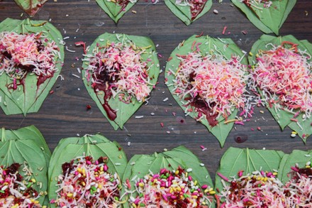 Paan Displayed Ready Customers Paan Stall Editorial Stock Photo - Stock ...