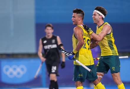 Tim Brand Australia Celebrates Team Mate Editorial Stock Photo - Stock ...