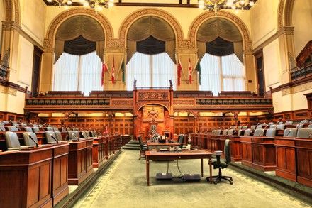 Legislative Chamber Inside Ontario Legislative Building Editorial Stock ...
