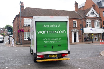 Waitrose Delivery Van Berkhamsted Were Recruiting Editorial Stock Photo ...