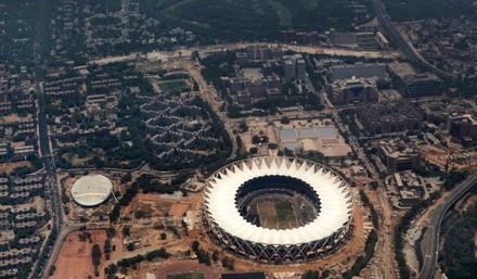 Aerial View Jawaharlal Nehru Stadium New Editorial Stock Photo - Stock ...