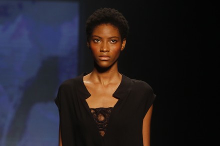 Model Wears Creation By Colombian Designer Editorial Stock Photo ...