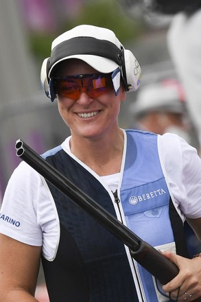 Trap Shooting Bronze Medalist Alessandra Perilli Editorial Stock Photo ...
