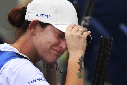Trap Shooting Bronze Medalist Alessandra Perilli Editorial Stock Photo ...