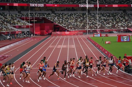 Athletes Compete During Mens 10000m Final Editorial Stock Photo - Stock ...