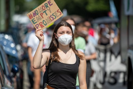 Activist Demands No More Empty Promises Editorial Stock Photo - Stock ...
