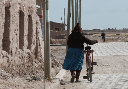 Indigenous Uruchipaya Woman Walks Town Chipaya Editorial Stock Photo ...
