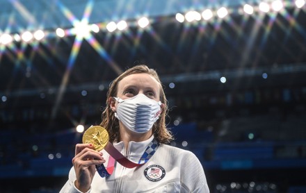 Kathleen Ledecky United States Poses Gold Editorial Stock Photo - Stock ...