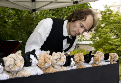 Henry Dagg Playing His Organ Cats Editorial Stock Photo - Stock Image ...