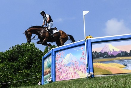 Australias Kevin Mcnab Competes His Horse Editorial Stock Photo - Stock ...