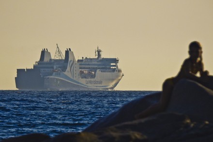 Ferry Kalliste Company La Meridionale Leaving Editorial Stock Photo ...