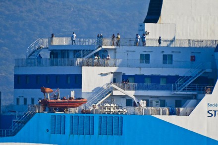 Ferry Kalliste Company La Meridionale Leaving Editorial Stock Photo ...