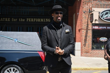 Montell Jordan Attends Funeral Marcel Theo Editorial Stock Photo ...