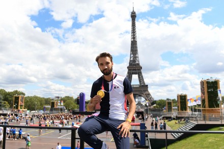 'Live Games' Tokyo Olympics Fan Zone, Paris, France - 01 Aug 2021 Stock ...