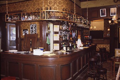 Interior Queen Vic Pub Eastenders Tv Editorial Stock Photo - Stock ...