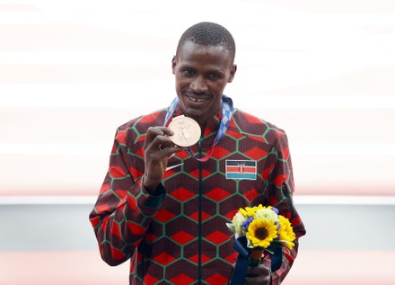 Mens 3000meter Steeplechase Bronze Medalist Benjamin Editorial Stock ...