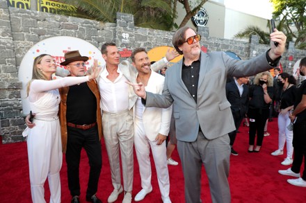 Margot Robbie Michael Rooker Joel Kinnaman Redaktionelles Stockfoto ...