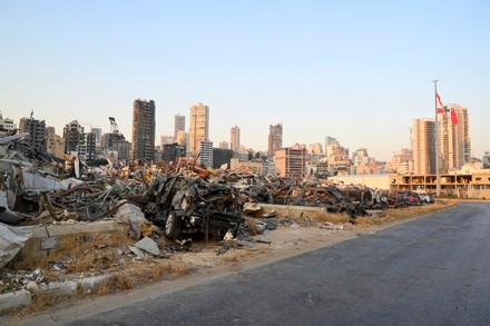 Destroyed Port Area One Year After Editorial Stock Photo - Stock Image ...