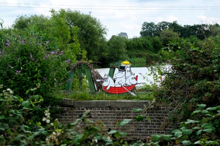 Moomin Trail Walthamstow Wetlands Celebrating Work Editorial Stock ...