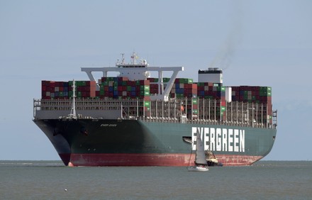 Container Ship Ever Given Evergreen Shipping Editorial Stock Photo ...