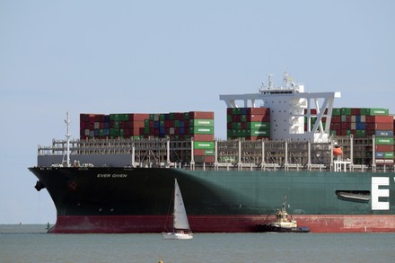 Container Ship Ever Given Evergreen Shipping Editorial Stock Photo ...