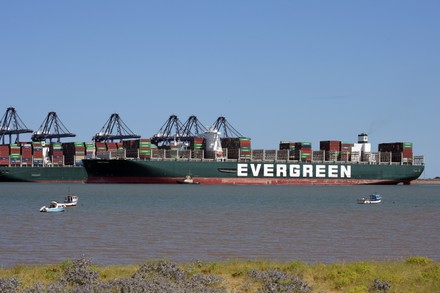 Container Ship Ever Given Evergreen Shipping Editorial Stock Photo ...