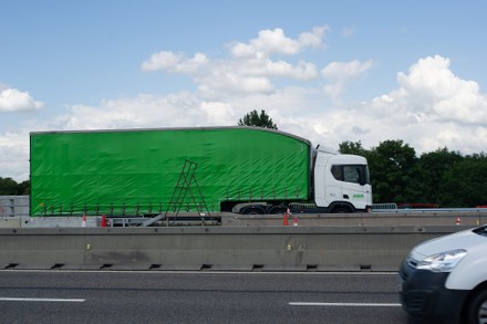 Asda Hgv On M4 Today Some Editorial Stock Photo - Stock Image ...