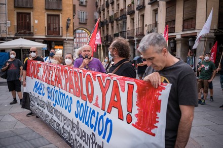 __COUNT__ Pablo Costas Villar case protest in Madrid, Spain - 03 Aug ...