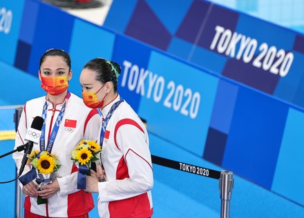 Silver Medalists Huang Xuechen Sun Wenyan Editorial Stock Photo - Stock ...