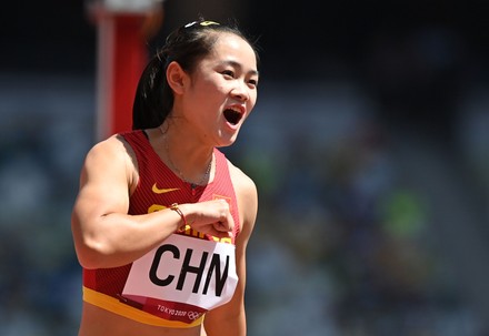 Liang Xiaojing Team China Reacts During Editorial Stock Photo - Stock ...