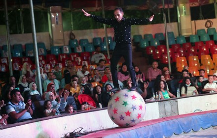 Acrobat Performs National Circus Cairo Egypt Editorial Stock Photo ...