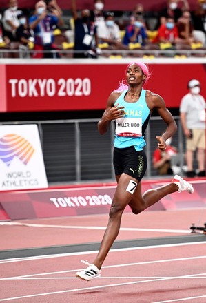 Gold Medalist Shaunae Milleruibo Bahamas Crosses Editorial Stock Photo ...