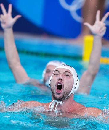 Dusan Mandic Serbia Celebrates During Mens Editorial Stock Photo ...