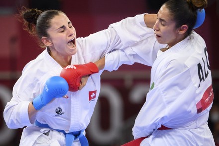 Olympic Games 2020 karate kumite, Tokyo, Japan - 07 Aug 2021 Stock ...