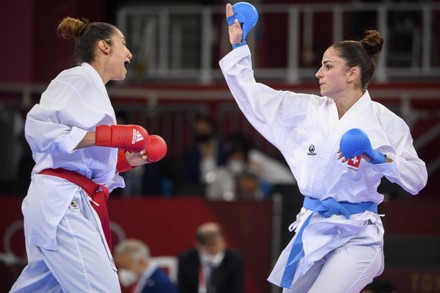 Olympic Games 2020 karate kumite, Tokyo, Japan - 07 Aug 2021 Stock ...