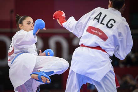 Olympic Games 2020 karate kumite, Tokyo, Japan - 07 Aug 2021 Stock ...