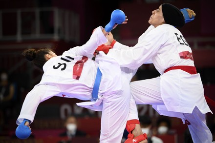 Olympic Games 2020 karate kumite, Tokyo, Japan - 07 Aug 2021 Stock ...