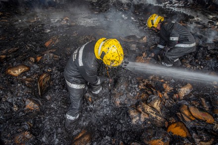 Fire at Nebico Biscuit Factory in Balaju Industrial area in Kathmandu ...