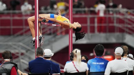 IRYNA GERASHCHENKO UKRAINE COMPETES WOMEN'S HIGH Editorial Stock Photo ...