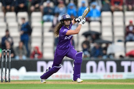 Bess Heath Northern Superchargers Batting During Editorial Stock Photo ...