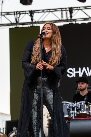 Indigenous Artist Shawnee Kish Performs During Editorial Stock Photo ...