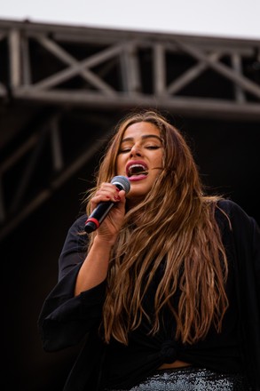 Indigenous Artist Shawnee Kish Performs During Editorial Stock Photo ...