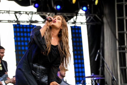 Indigenous Artist Shawnee Kish Performs During Editorial Stock Photo ...