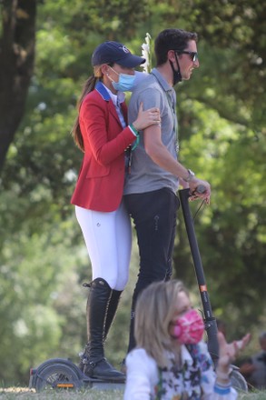 Jessica Springsteen Her Boyfriend During Palio Editorial Stock Photo ...